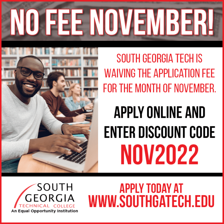 SGTC waiving application fee in November - SGTC