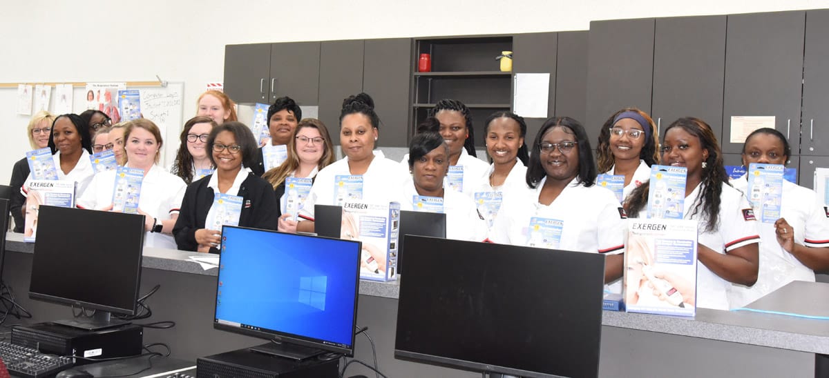 SGTC nursing students receive TemporalScanners from Exergen Corporation - SGTC