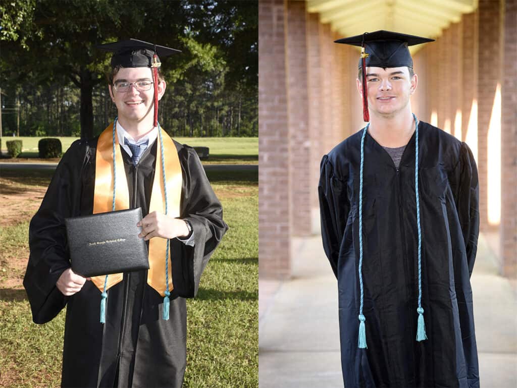 Dual Enrollment Students Turton and Morgan Graduate from SGTC - SGTC