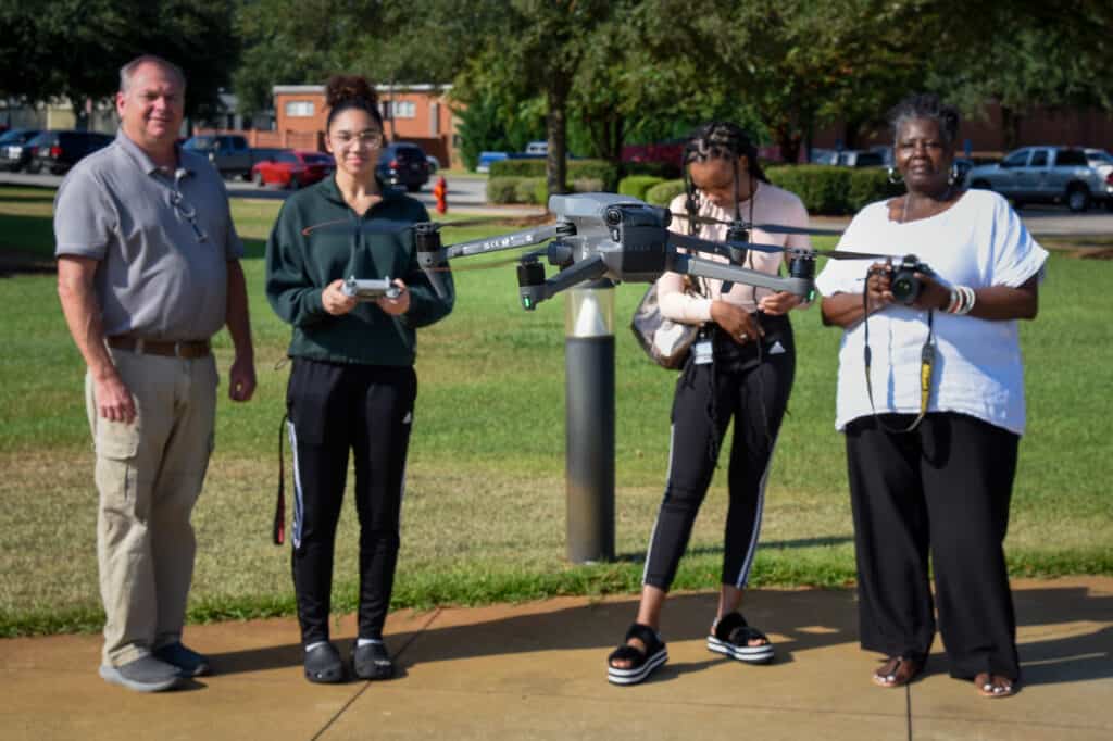 SGTC Marketing Students Receive Drone Demonstration - SGTC