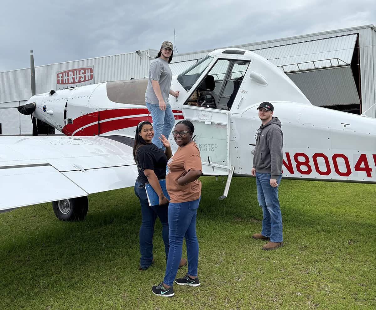 SGTC Aircraft Structural students tour Thrush in Albany - SGTC